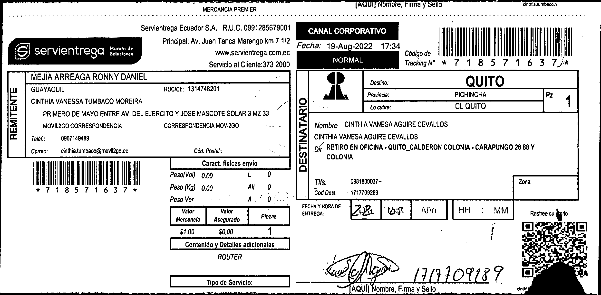 Servientrega Ecuador | Centro de Soluciones, Ofrecemos soluciones ...