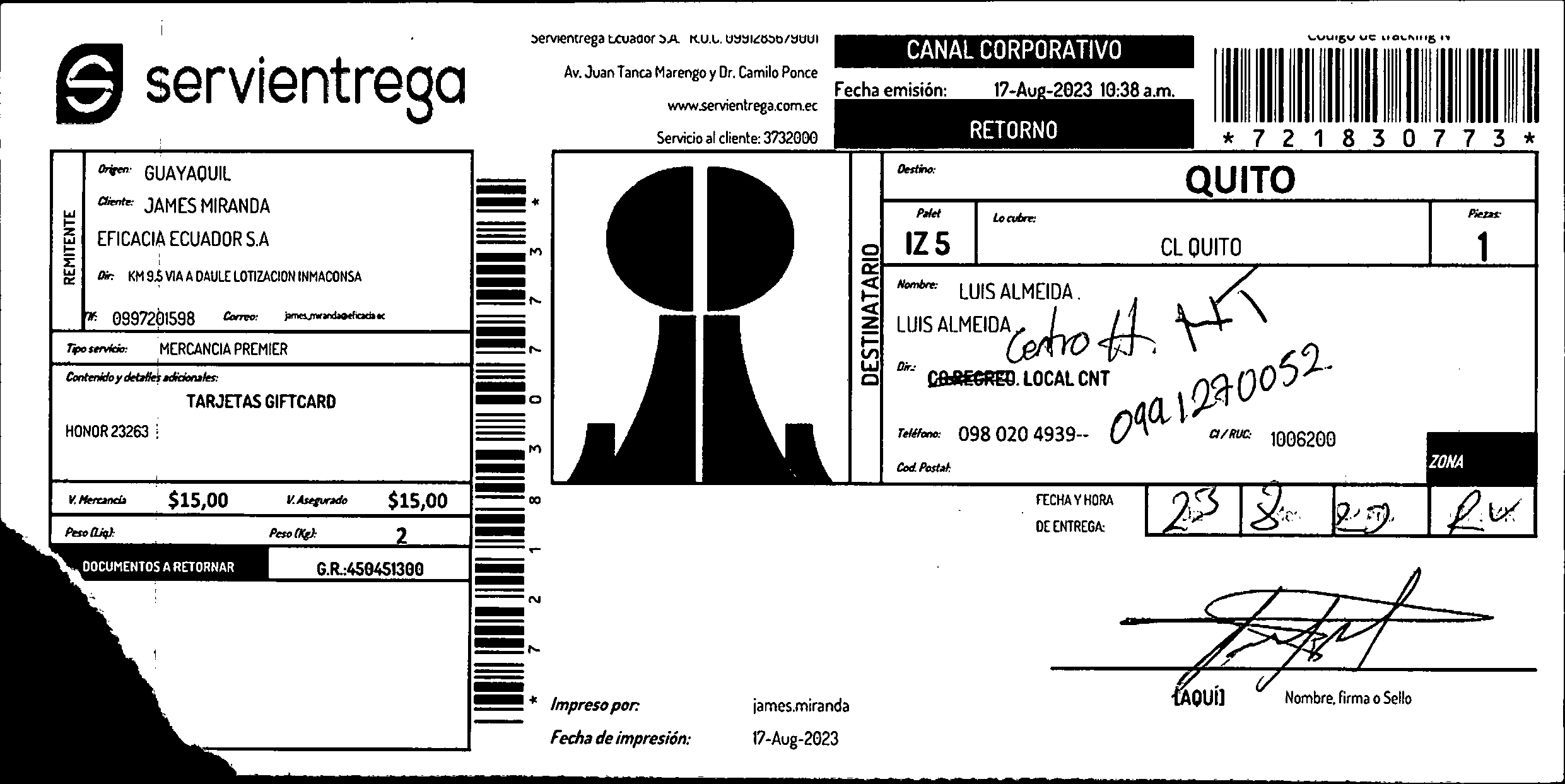 Servientrega Ecuador | Centro de Soluciones, Ofrecemos soluciones ...