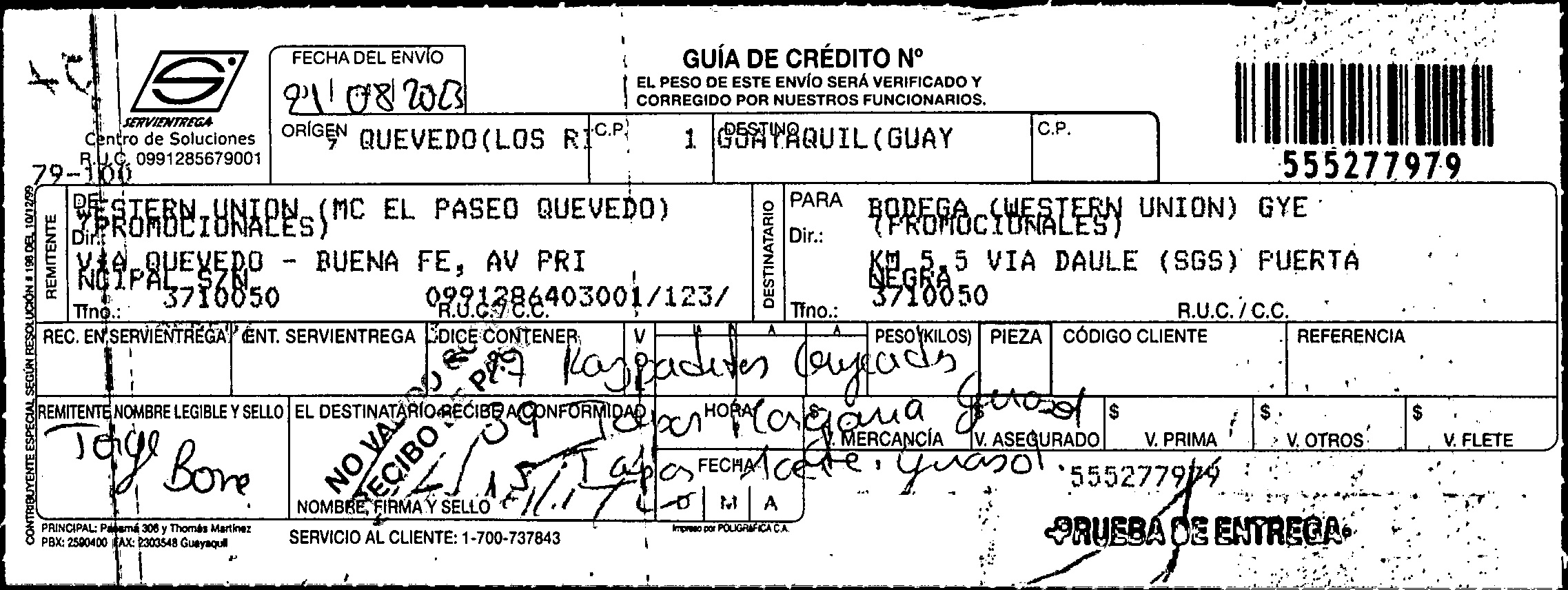 Servientrega Ecuador | Centro de Soluciones, Ofrecemos soluciones ...